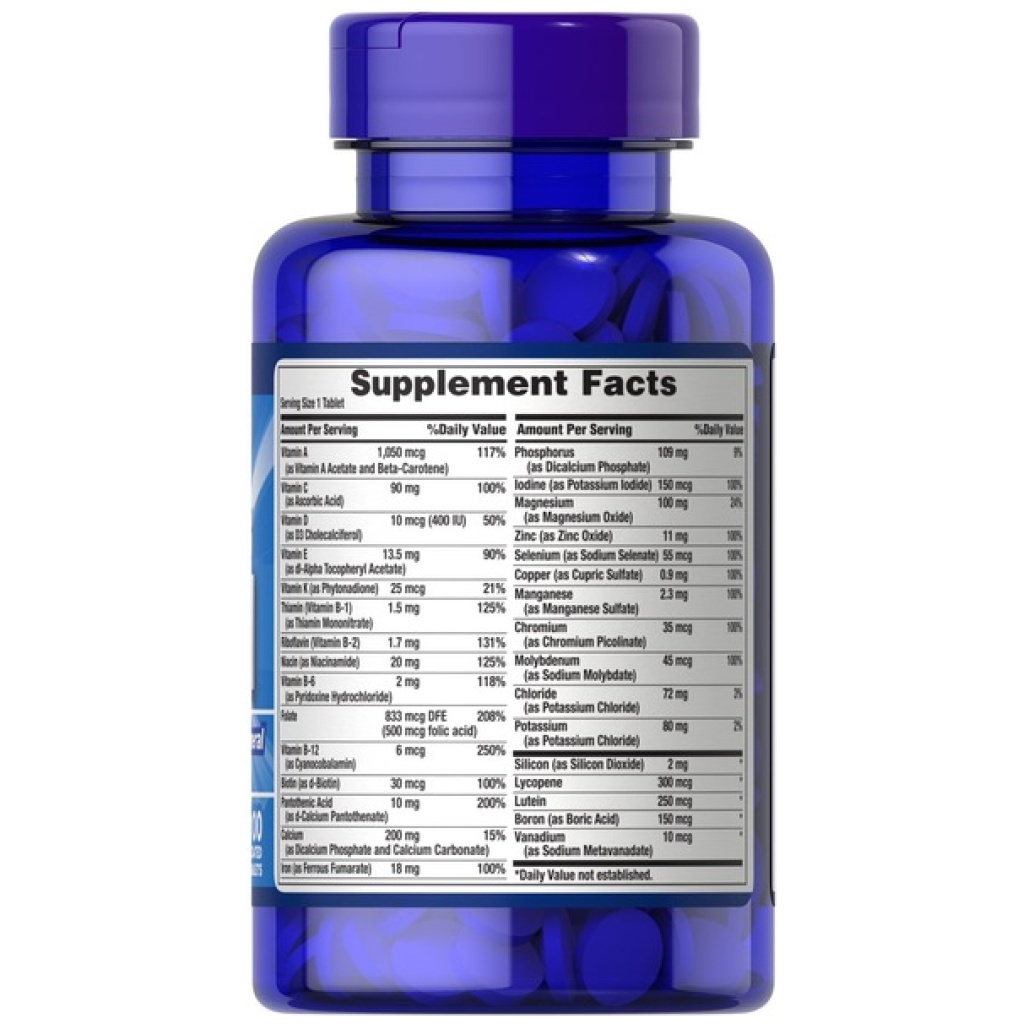 ABC Plus Multi.100 tabletas. Puritans Pride. - Diabetes en Control