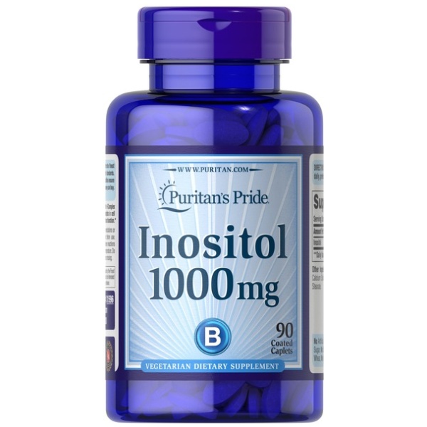 Inositol. 1000 mg 90 capsulas. Puritans Pride. - Diabetes en Control