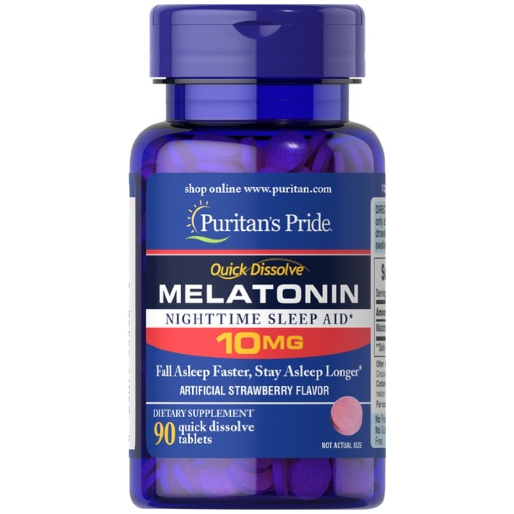 Melatonina. 10 mg. 90 tabletas sublinguales. Puritans Pride - Diabetes ...